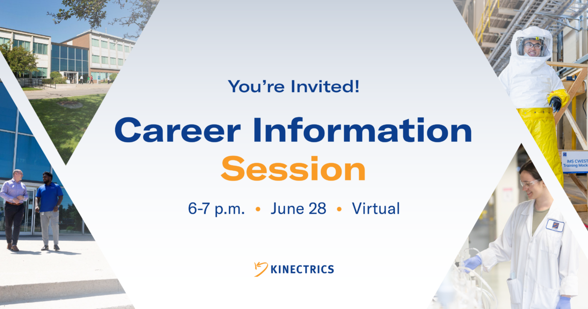 Career Information Session 2023 | Kinectrics