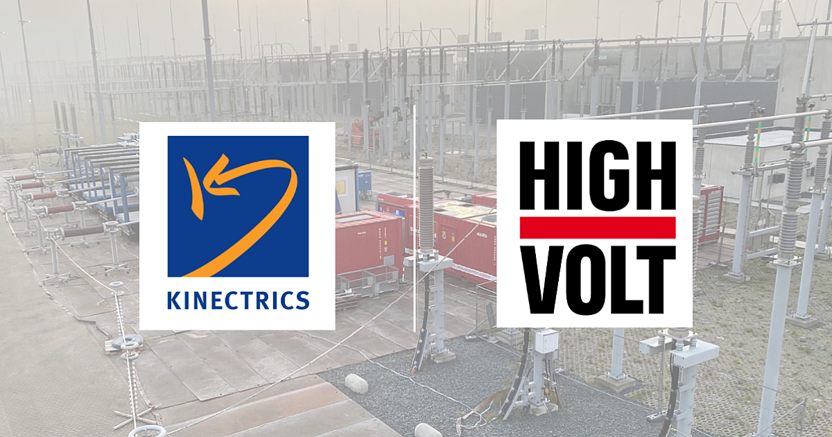 Kinectrics Signs with HighVolt to Expand High Voltage… | Kinectrics