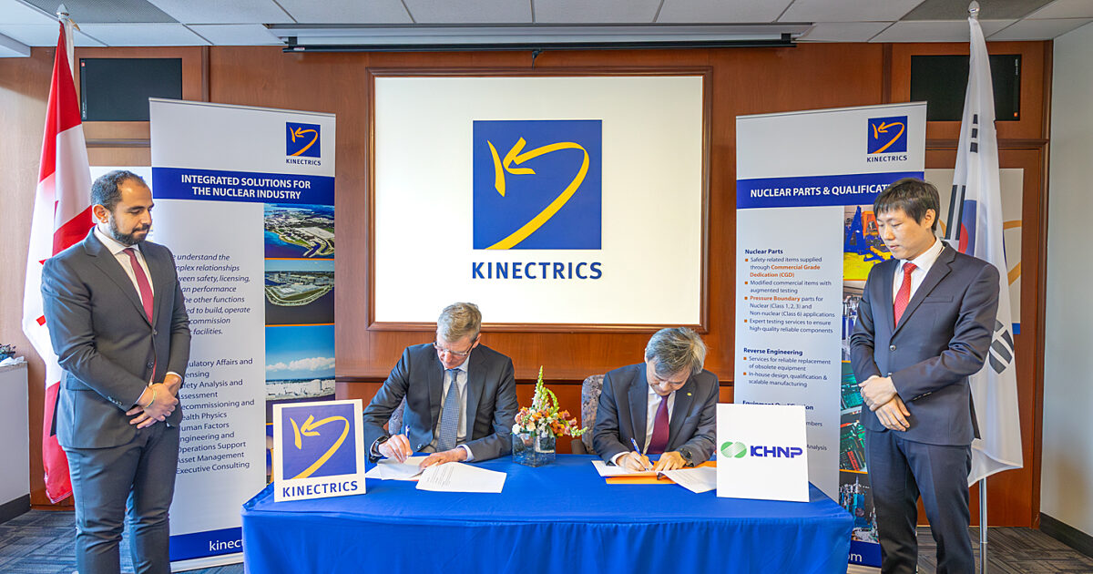 Kinectrics Establishes Decommissioning Cooperation… | Kinectrics